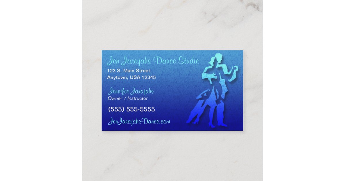 Dance Business Card | Zazzle