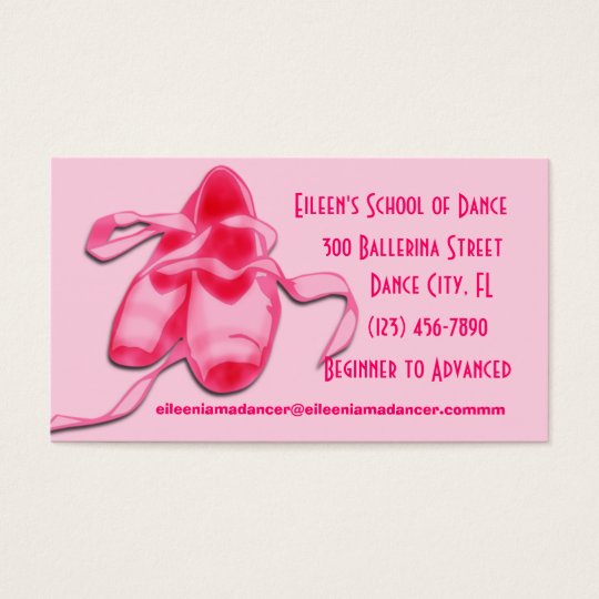 Dance Business Cards | Zazzle.com