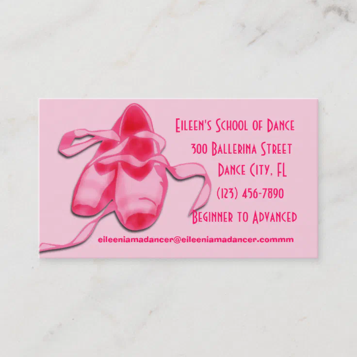 Dance Business Cards | Zazzle