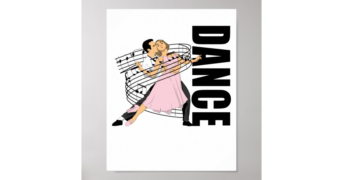 Dance Classic Ballroom Dancing Poster | Zazzle
