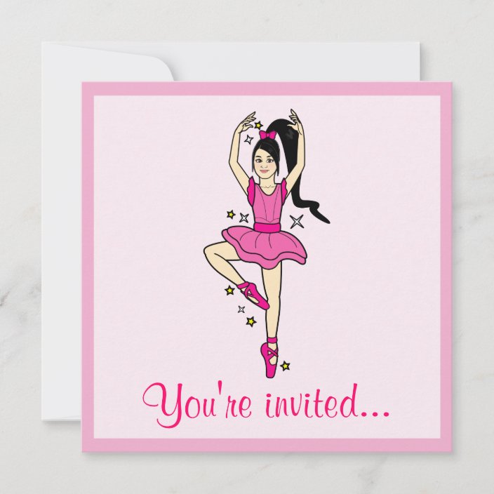 Dance Competition Invitation: Dancer with Stars Invitation | Zazzle.com