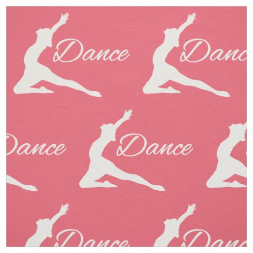 DANCE custom color fabric | Zazzle