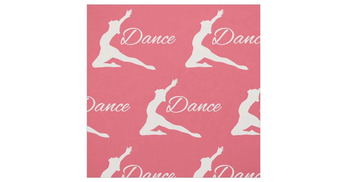 DANCE custom color fabric | Zazzle