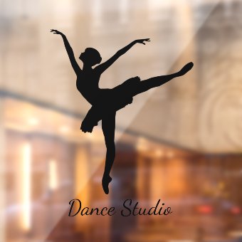 Dance Dancing Design Window Cling | Zazzle