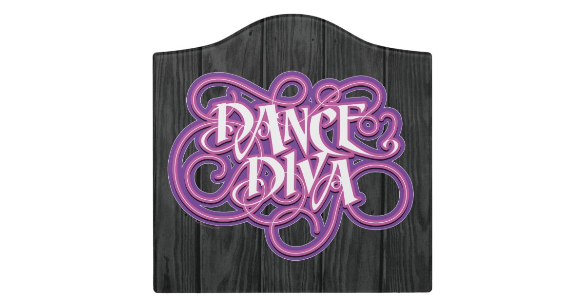 Dance Diva Door Sign | Zazzle