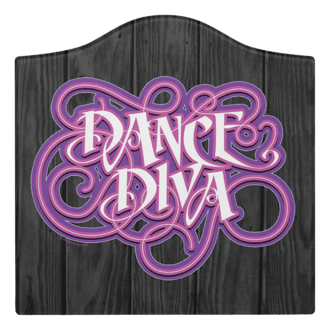 Dance Diva Door Sign | Zazzle