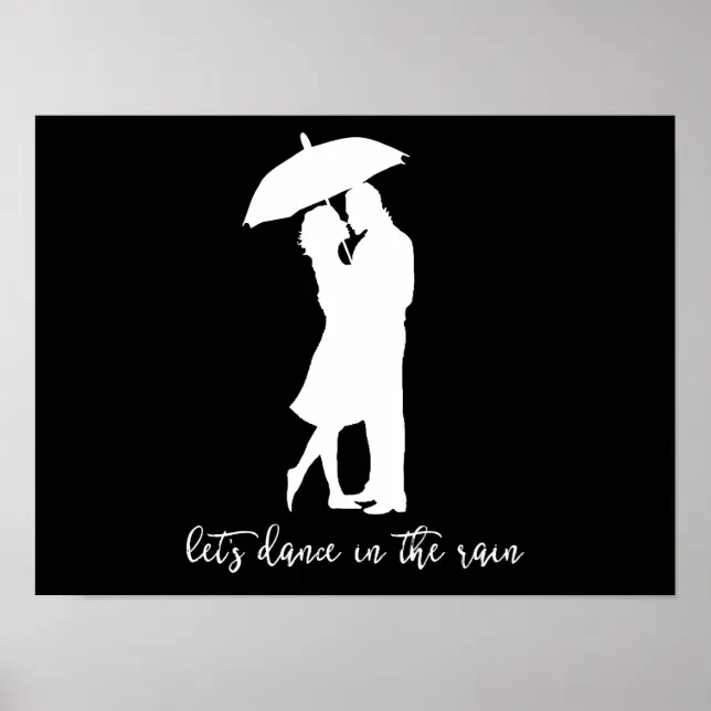 Dance in the Rain Poster | Zazzle