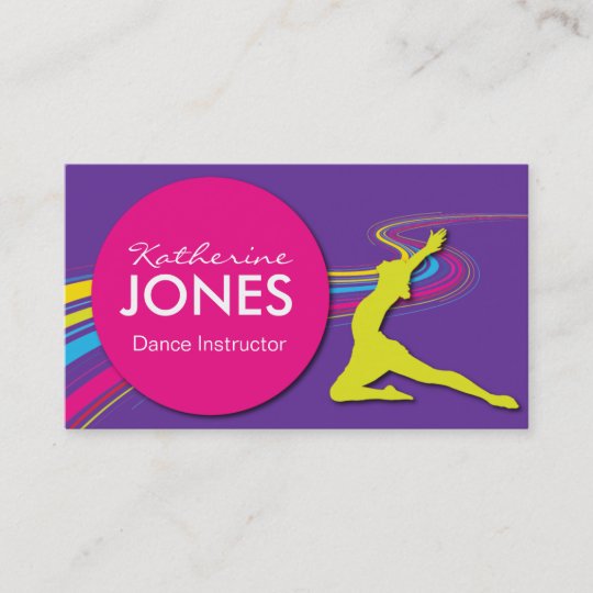 Dance Instructor Business Card | Zazzle.com