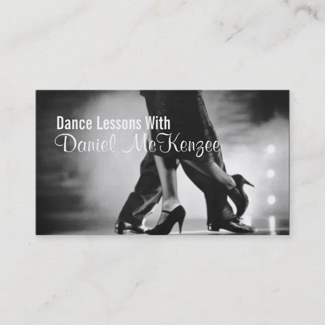 Dance Instructor Business Card | Zazzle