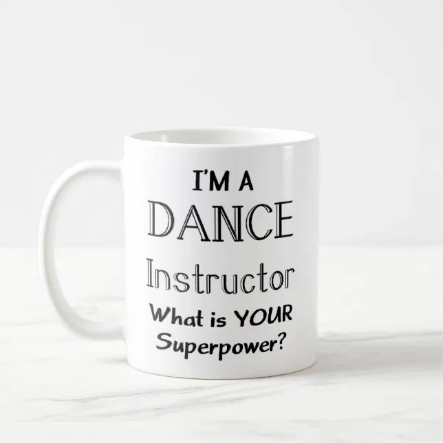dance instructor coffee mug | Zazzle