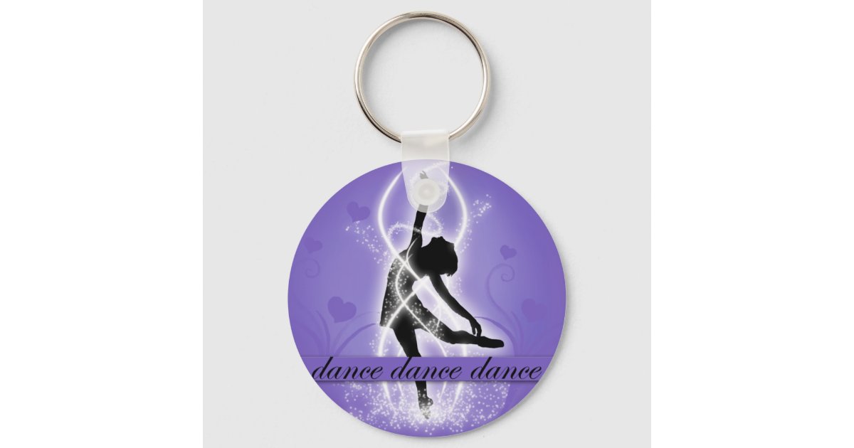 Dance Keychain | Zazzle