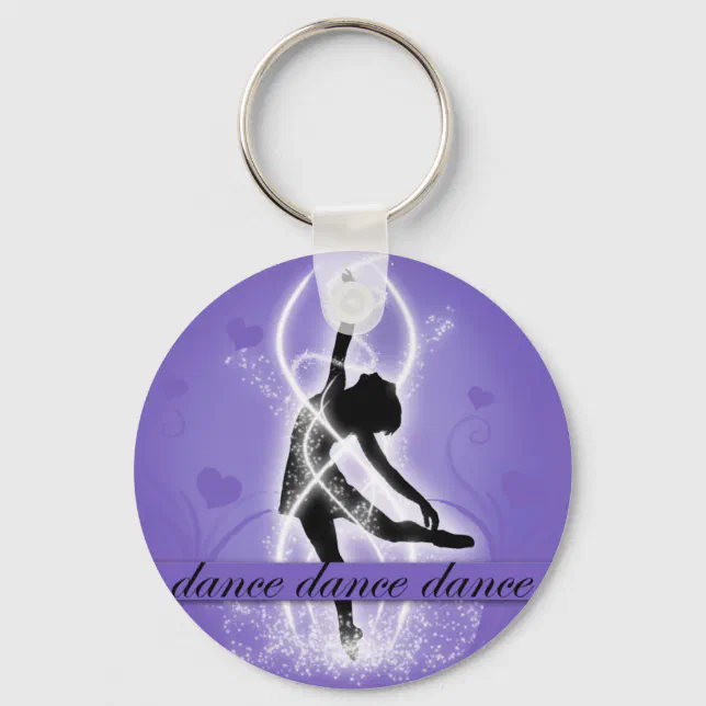 Dance Keychain | Zazzle
