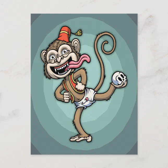Dance, Monkey! Postcard | Zazzle