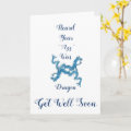 Dance of the Blue Dragons Get Well Card | Zazzle