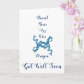 Dance of the Blue Dragons Get Well Card | Zazzle