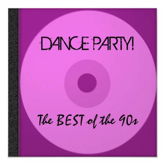 Dance Party CD Invite | Zazzle.com