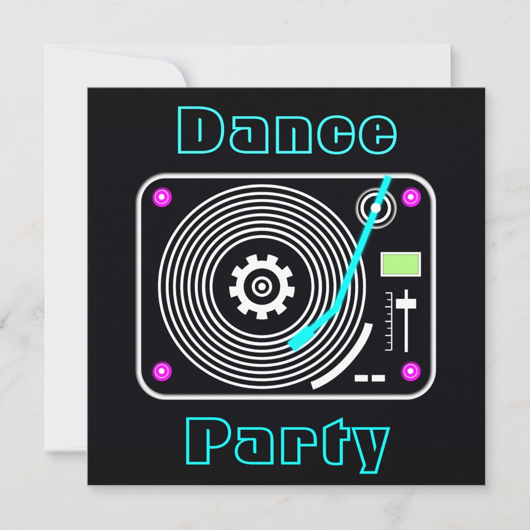 Dance Party Invitation | Zazzle