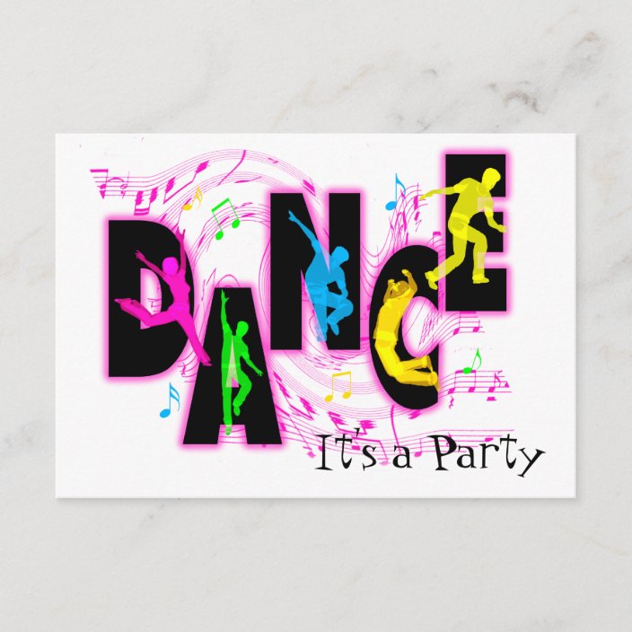 Dance Party Invitation | Zazzle.com