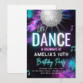 Dance Party Invitation | Dance Birthday Invitation | Zazzle