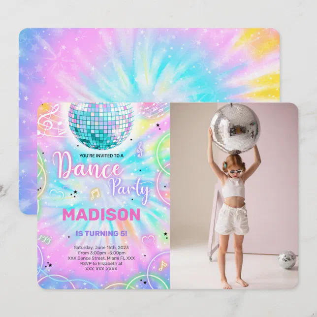 Dance Photo Invitation | Zazzle