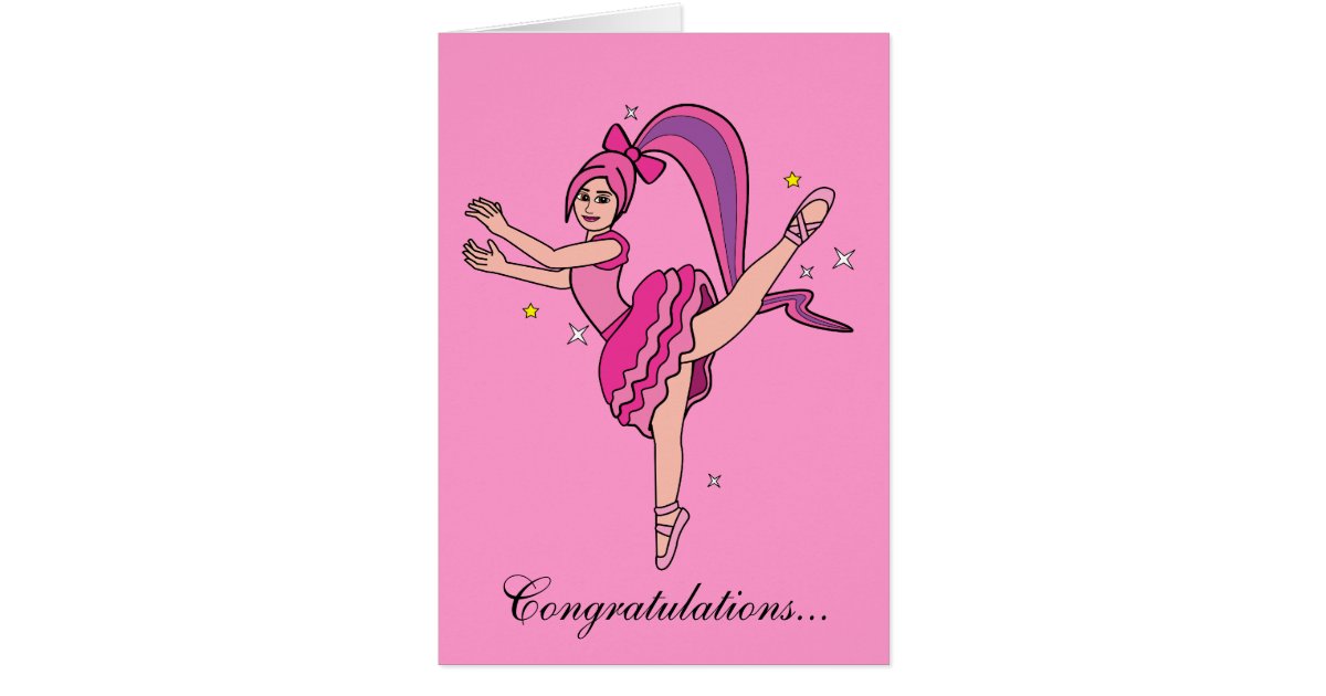 Dance Recital Congratulations! Card | Zazzle.com