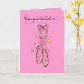 Dance Recital Congratulations! Card | Zazzle
