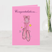 Dance Recital Congratulations! Card | Zazzle