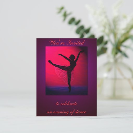 Dance Recital custom invitation | Zazzle