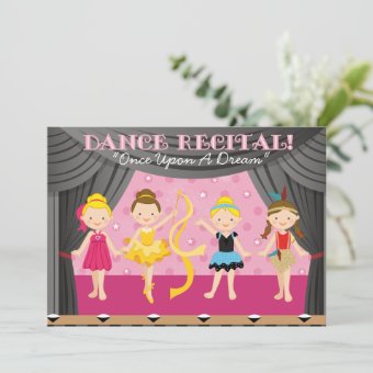 Dance Recital Invitations | Zazzle