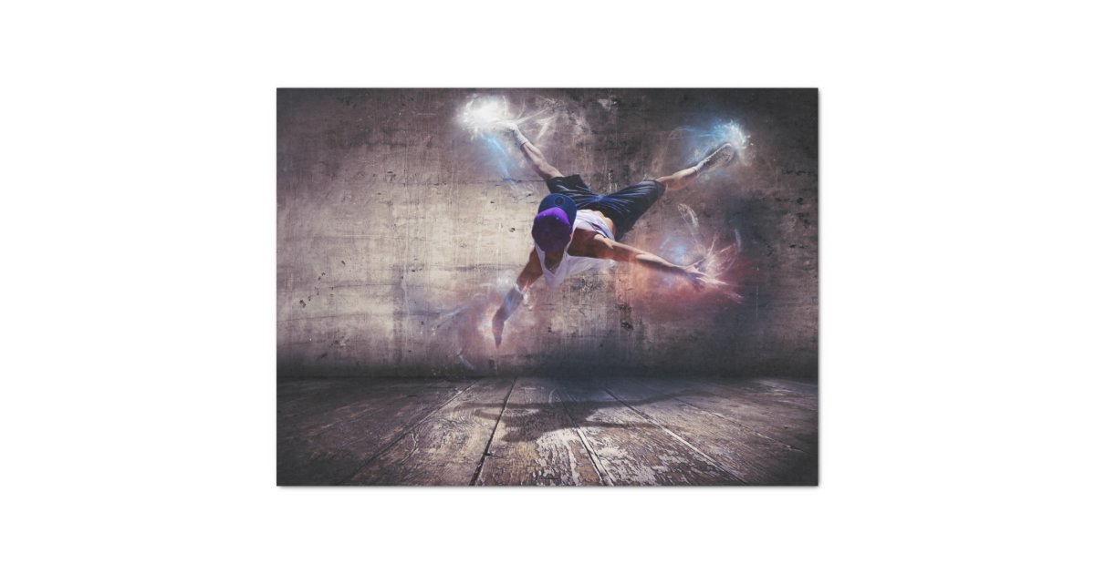 Dance Street Dancer Decoupage Tissue Paper | Zazzle
