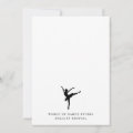 Dance Studio Ballet Recital Invitation | Zazzle