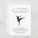 Dance Studio Ballet Recital Invitation | Zazzle