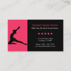 Dance Dancing Silhouette Design Business Card | Zazzle.com