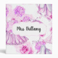 Dance Teacher Binder for Ballet Class | Zazzle