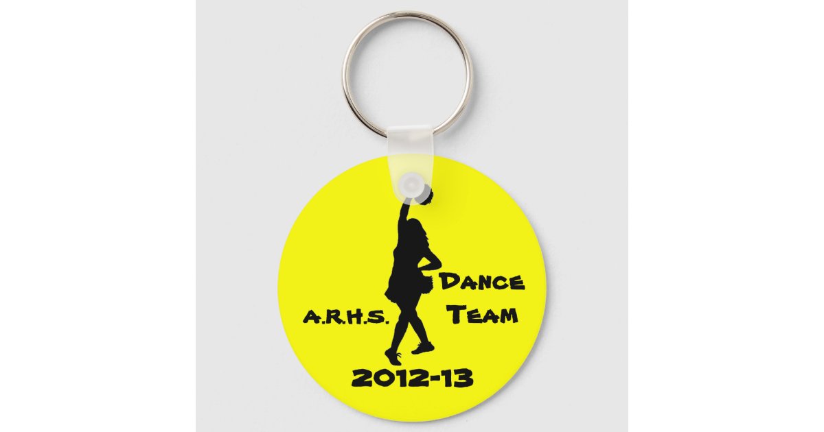 Dance team key chain | Zazzle