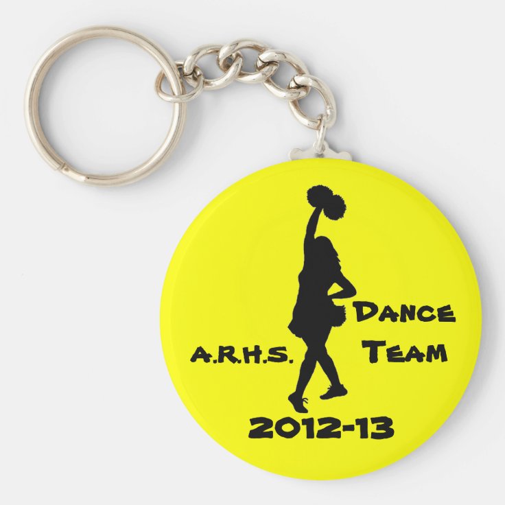 Dance team key chain | Zazzle