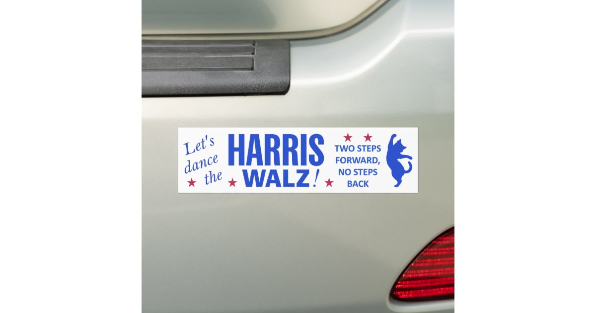 Dance the Harris Walz Bumper Sticker | Zazzle