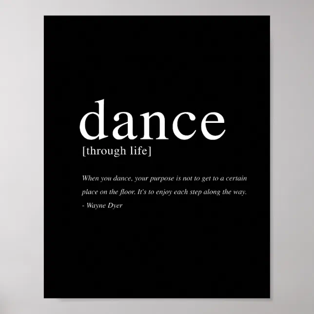 Dance Through Life - 8"x10" Art Print | Zazzle