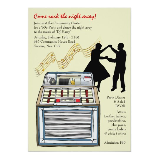 Dance to the Music Party Invitation | Zazzle.com