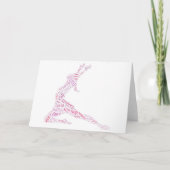 Dance Word Cloud Pink Card | Zazzle
