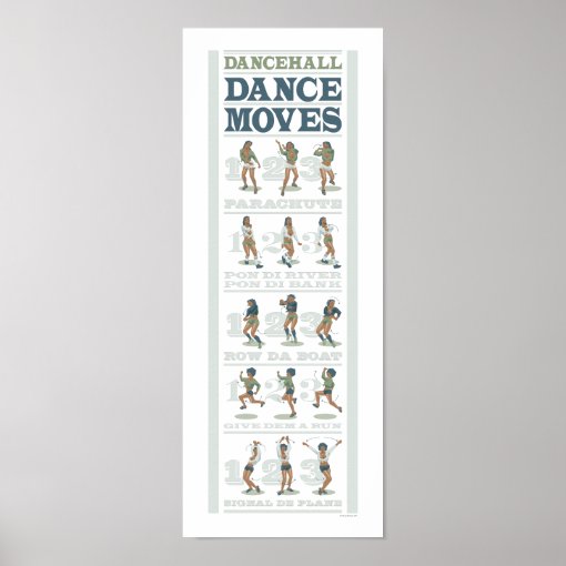 Dancehall Dance Moves Poster | Zazzle