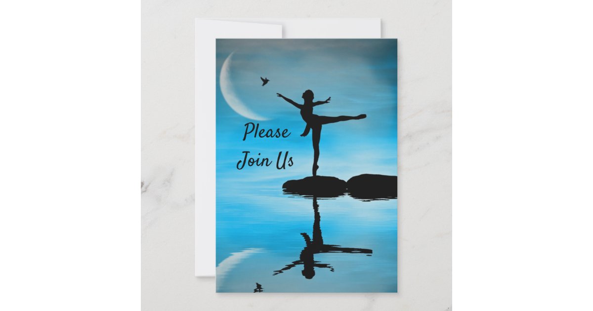 Dancer 3 Graduation Invitation | Zazzle