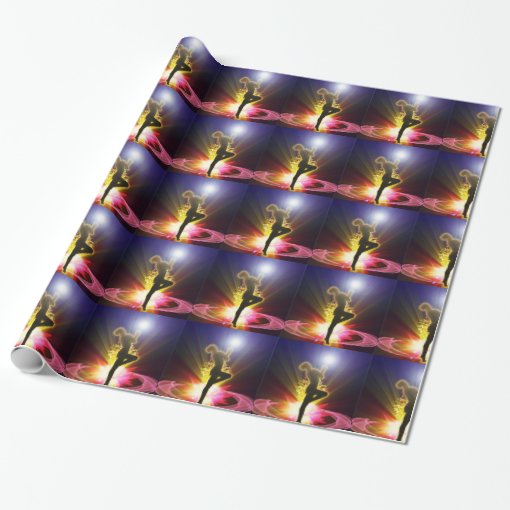 Dancer In The Spotlight Wrapping Paper | Zazzle