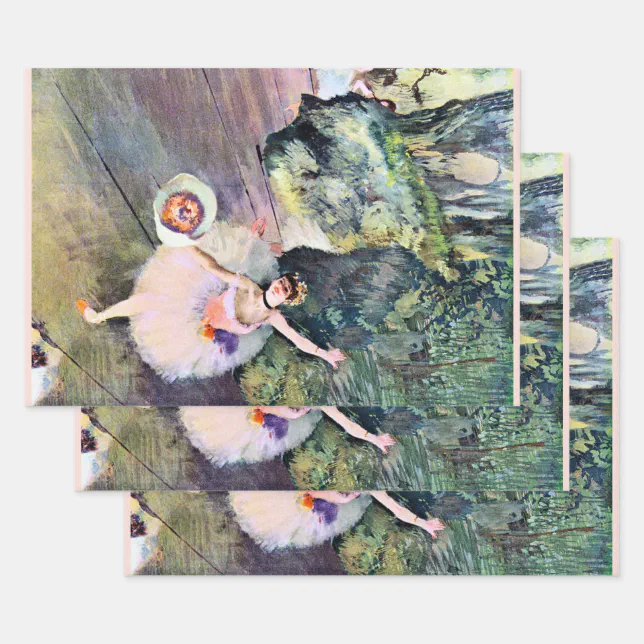 Dancer with a Bouquet of Flowers by Edgar Degas Wrapping Paper Sheets ...