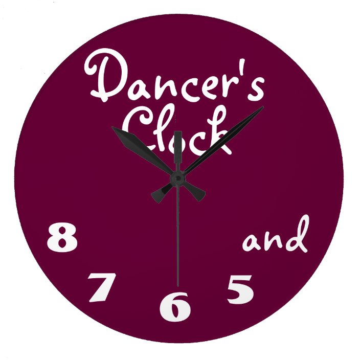 Dancer's Clock | Zazzle.com