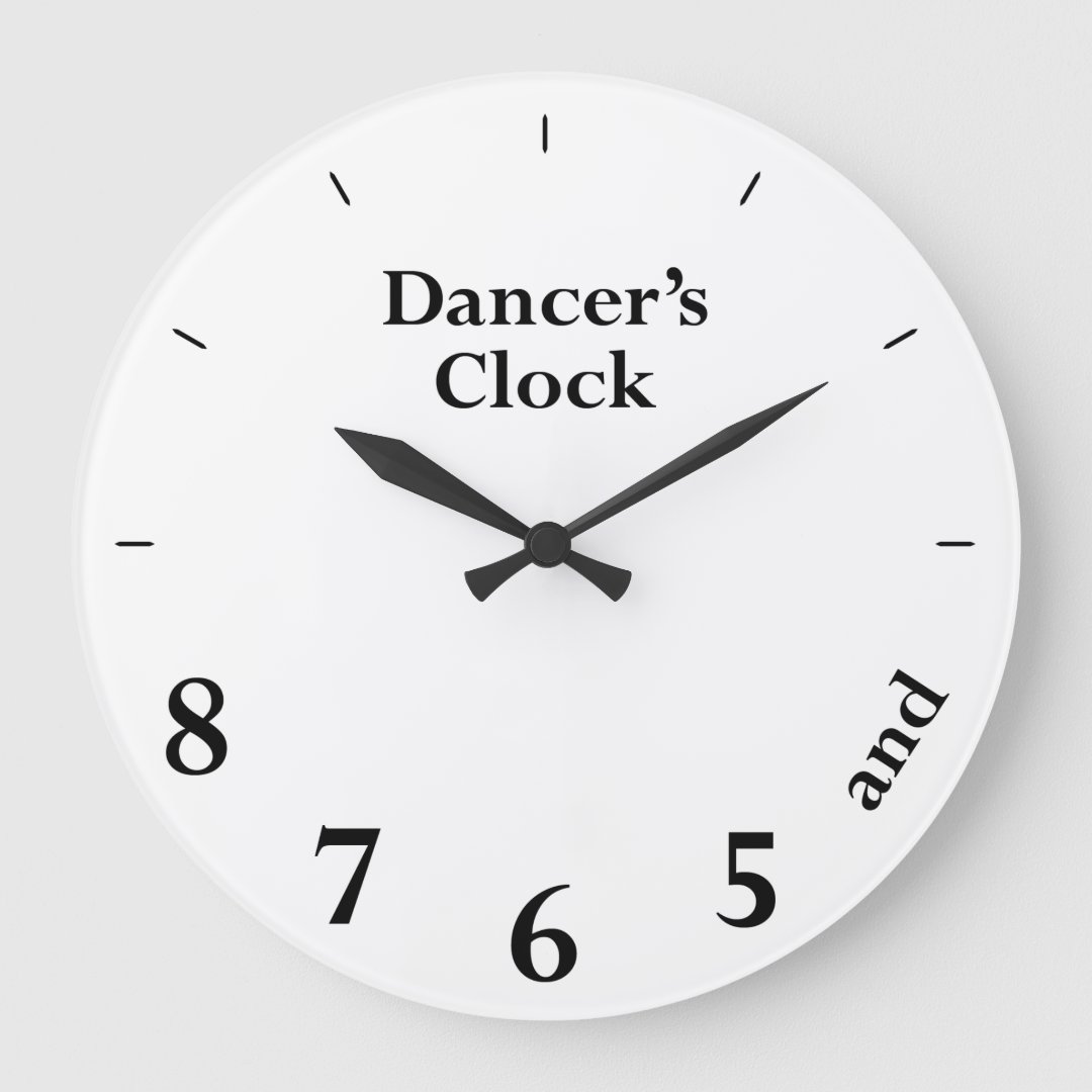 Dancer's Clock | Zazzle