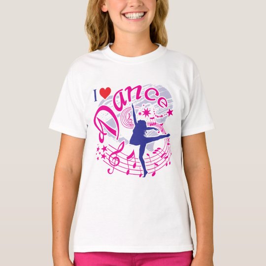 Dancer's, I Love Dance T-Shirt | Zazzle.com