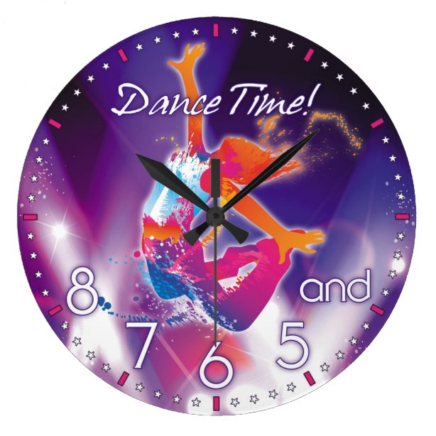 Dance Wall Clocks | Zazzle