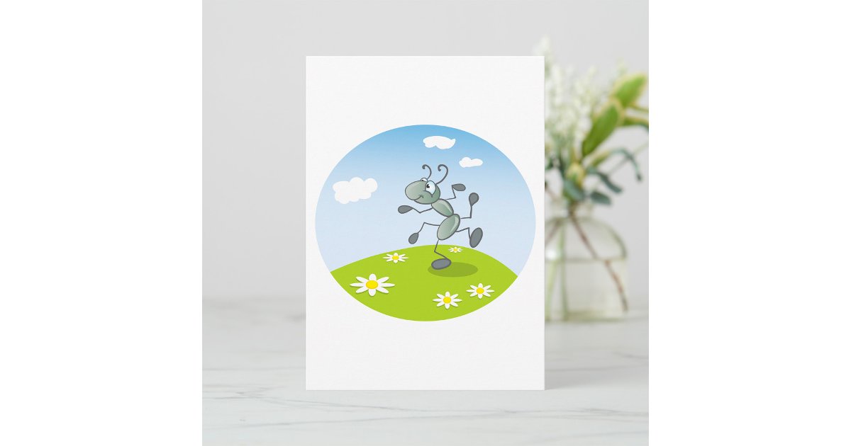 Dancing Ant Invitation | Zazzle