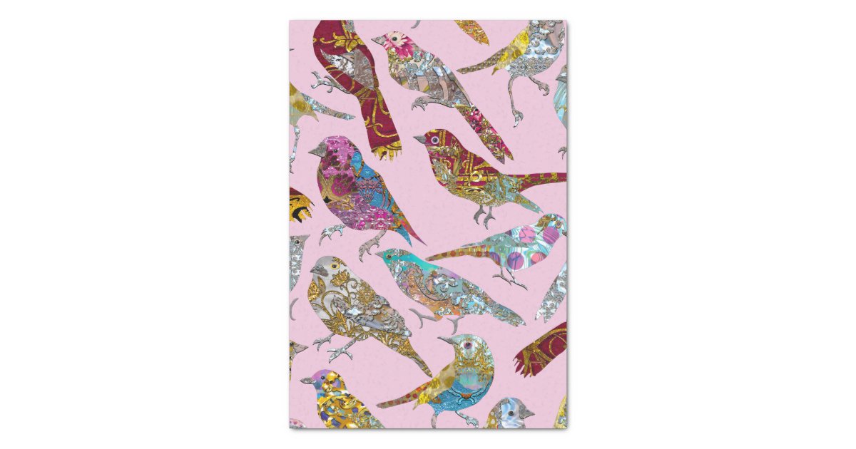 Dancing Birds Tissue Paper | Zazzle